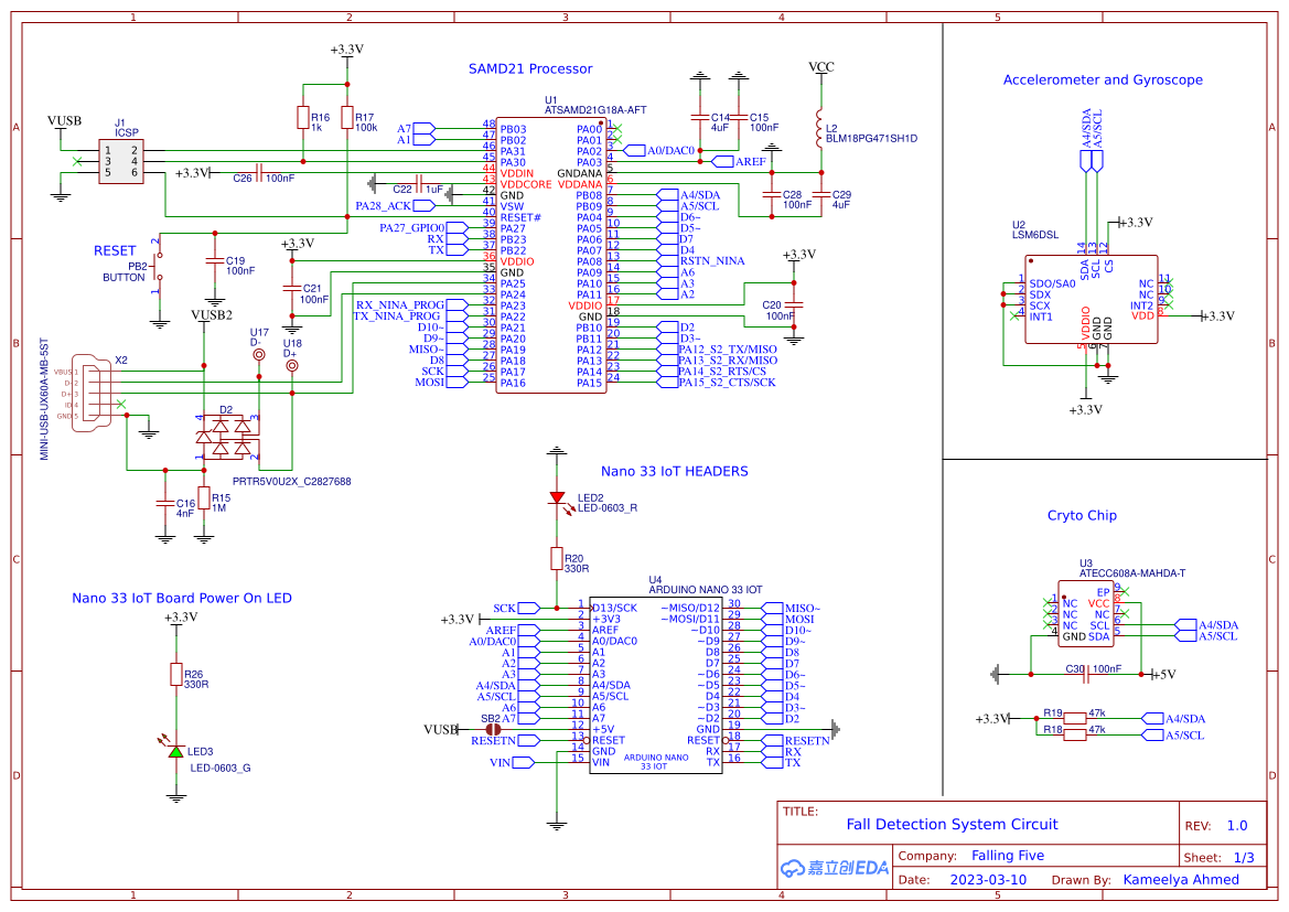 Final Circuit Design - EasyEDA open source hardware lab