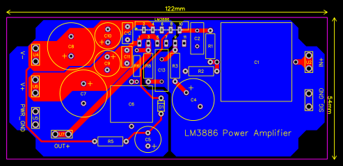 LM3886 Amplifier - OSHWLab