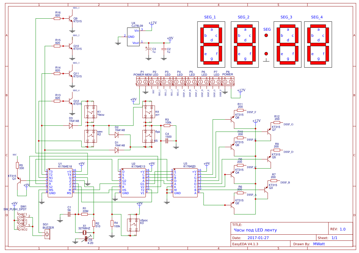 clock copy - OSHWLab
