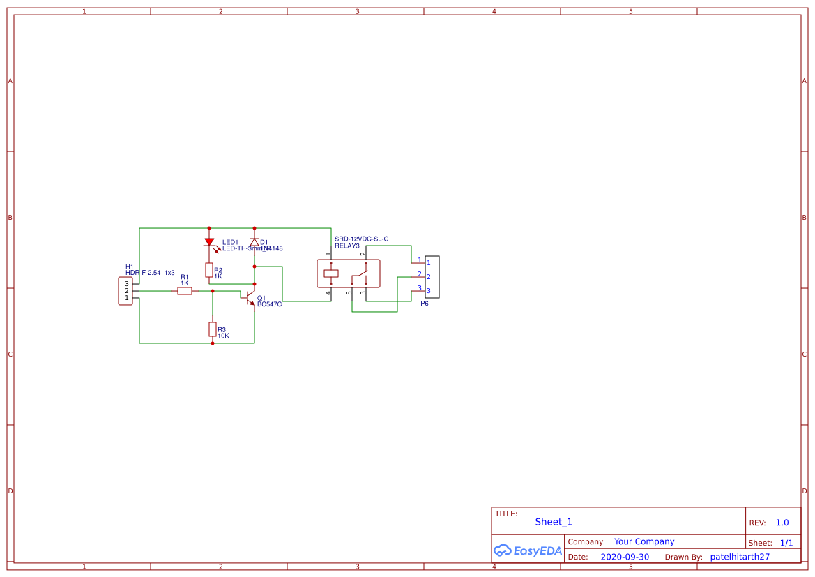 Relay module - EasyEDA open source hardware lab