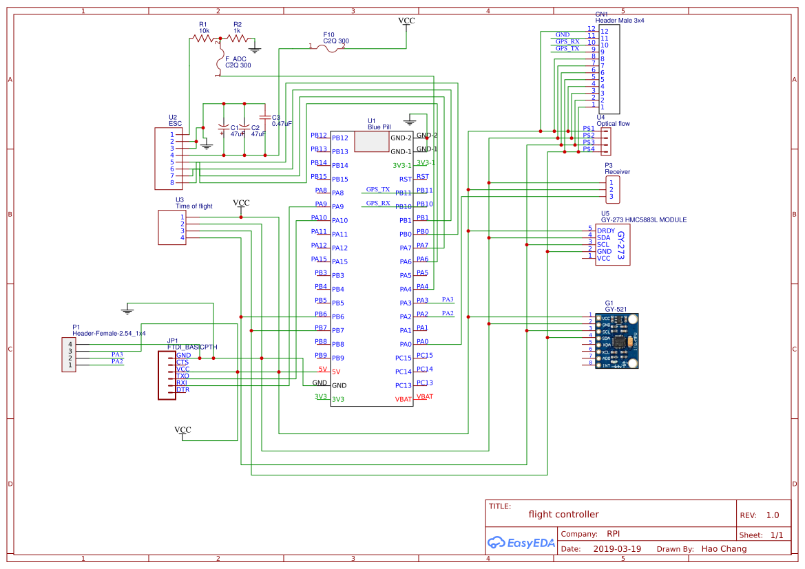 Flight control at rpi - OSHWLab