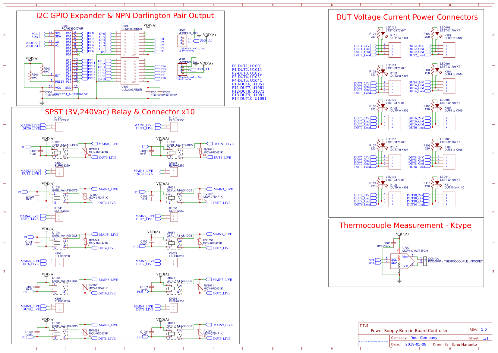 Burn In Control Board 103249284AA - EasyEDA open source hardware lab