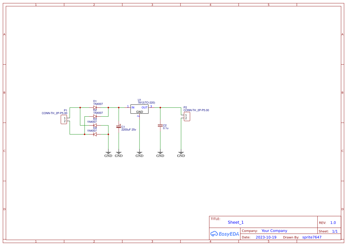 01.Rectifler - EasyEDA open source hardware lab