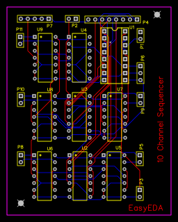 10 Ch Sequencer - OSHWLab