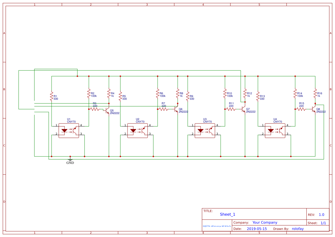 modulo infrarrojo cny70 - Platform for creating and sharing projects - OSHWLab