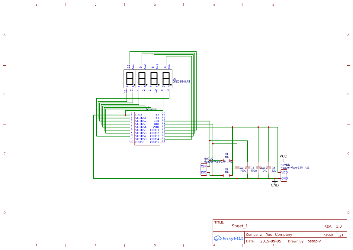 clock - EasyEDA open source hardware lab