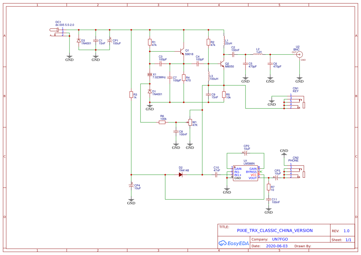 PIXIE_TRX_CHINA_VERSION - OSHWLab
