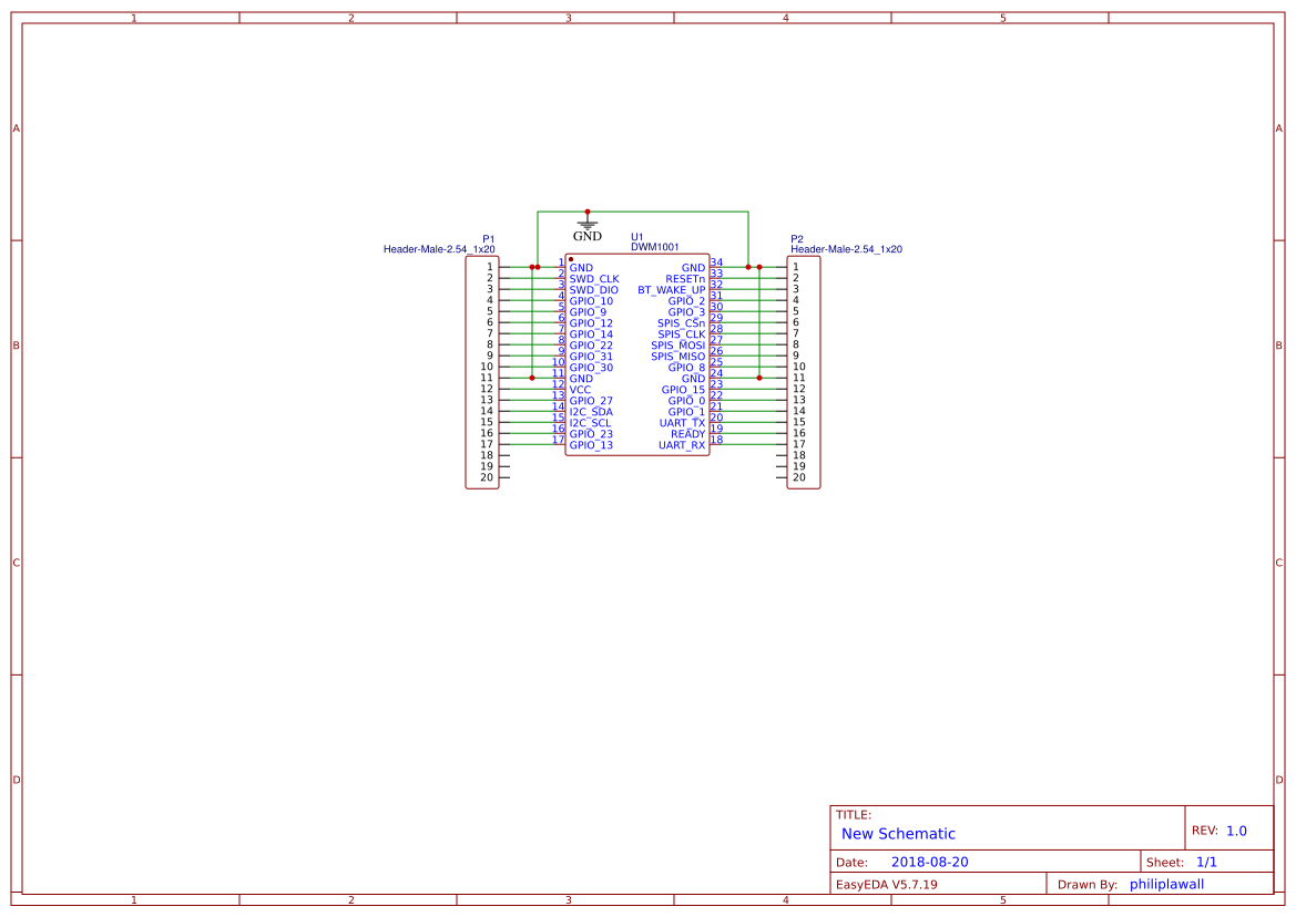 DWM1001 Adapter - EasyEDA open source hardware lab