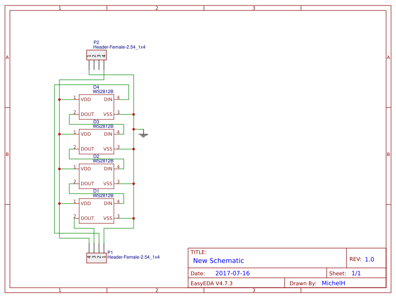 RGB Signalampel - Teil 1 - LED Träger - EasyEDA open source hardware lab