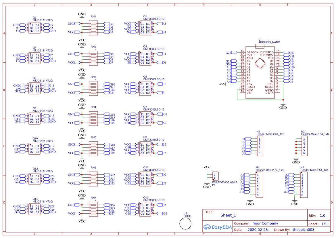 GURS - Score display driver - EasyEDA open source hardware lab