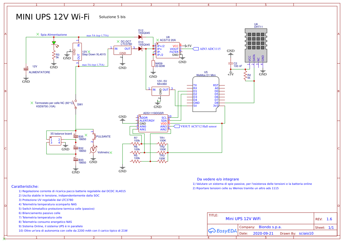 UPS DC - EasyEDA open source hardware lab