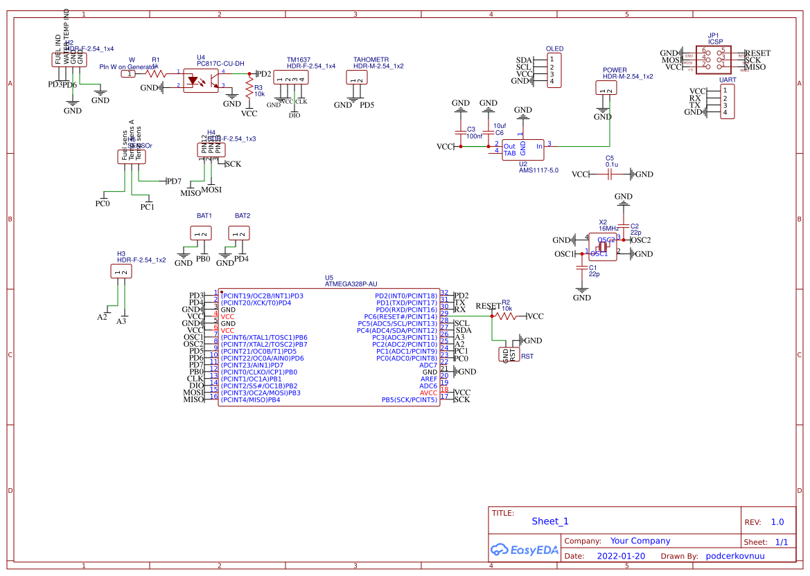 tachometer_atmega - OSHWLab