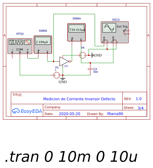 Inversor CMOS - EasyEDA open source hardware lab