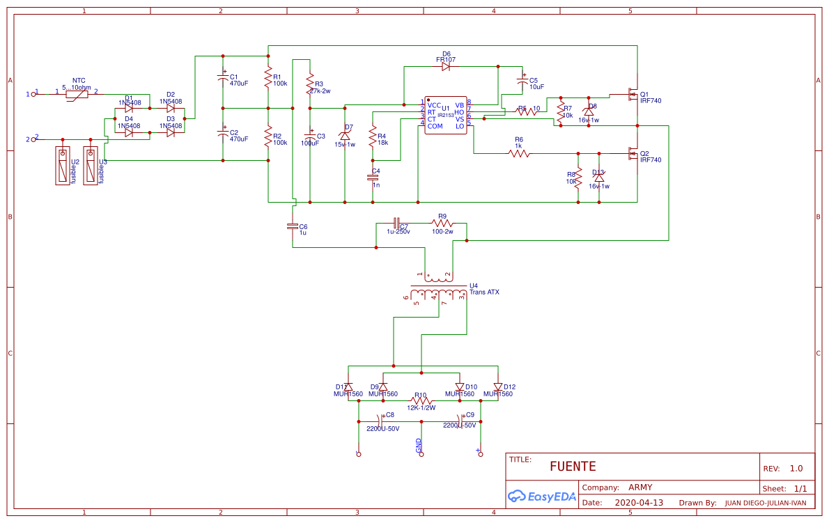 FUENTE - EasyEDA open source hardware lab