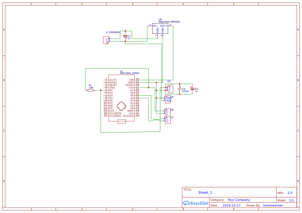 Drehzahlmesser Arduino V4 - EasyEDA open source hardware lab