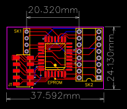 PROM Adapter PLCC (untested) - EasyEDA open source hardware lab