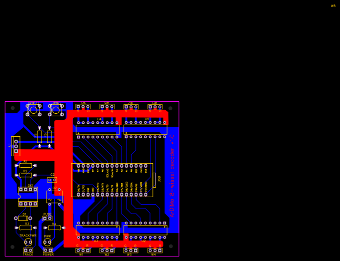 ArDiMo 8-wissel decoder - EasyEDA open source hardware lab