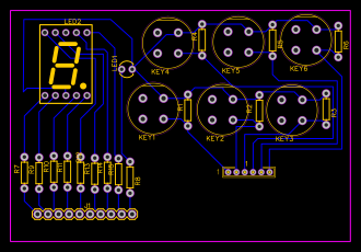 7 segment pushbutton elevator - EasyEDA open source hardware lab