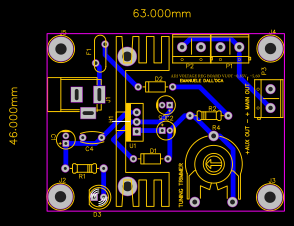 ADJUSTABLE VOLTAGE REGULATOR BOARD - OSHWLab
