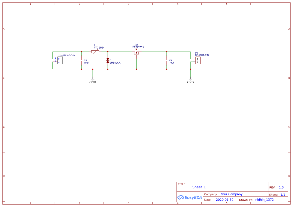 Module - Reverse Polarity Protection - OSHWLab