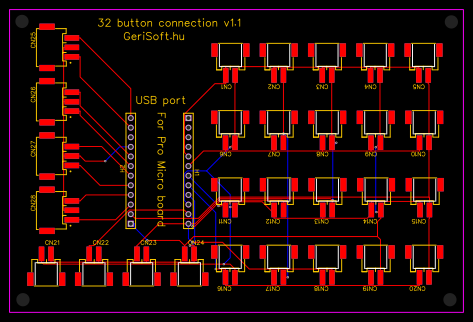Buttonbox board - EasyEDA open source hardware lab