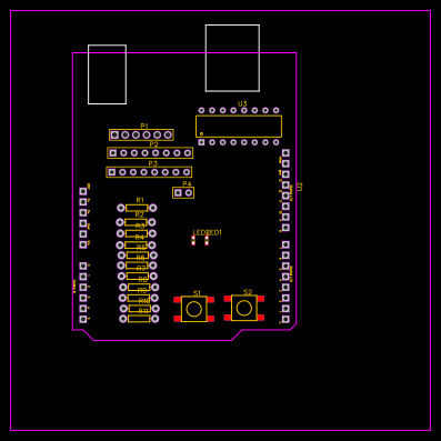 PCB for Lift project - EasyEDA open source hardware lab