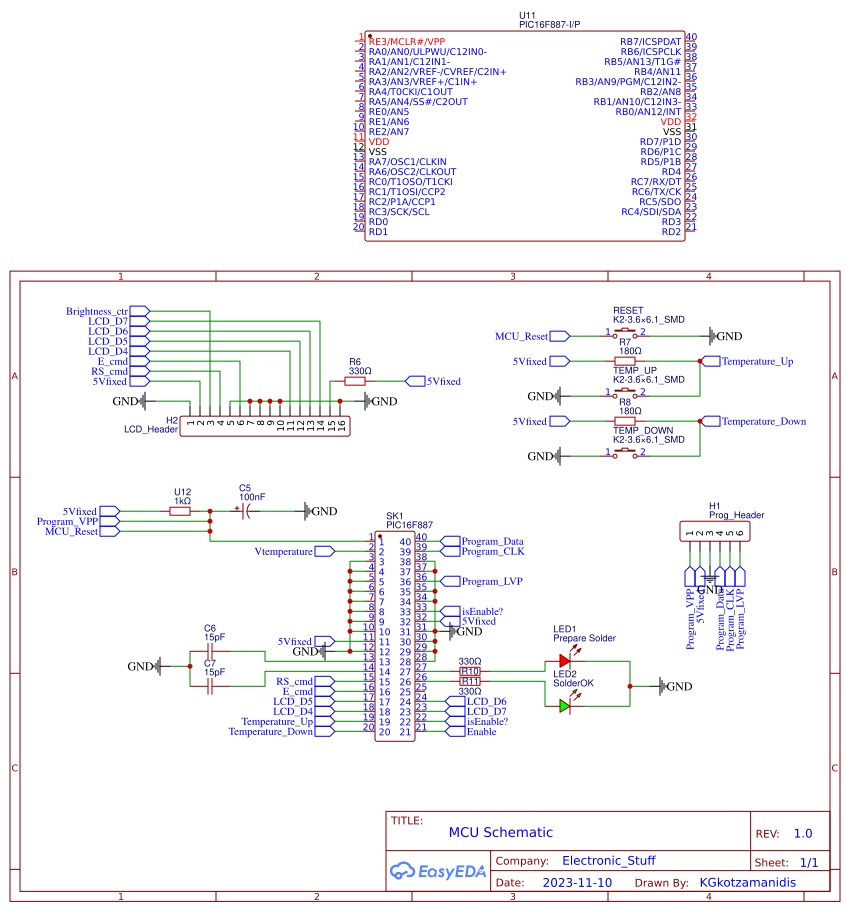 Iron Solder Station 50W - EasyEDA open source hardware lab