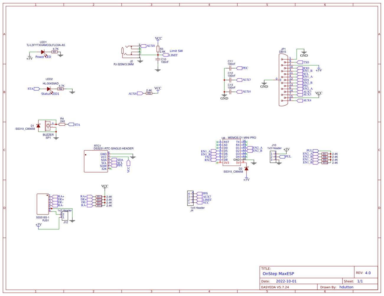 MaxESP4 - EasyEDA open source hardware lab