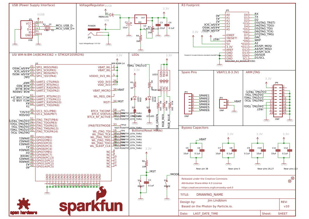 Photon RedBoard (Open hardware) - EasyEDA open source hardware lab