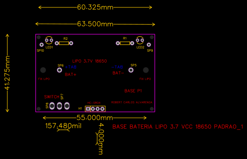 PLACA MAE BASE MOTOR N20 ARDUINO MINI TB6612FNG PADRAO - OSHWLab