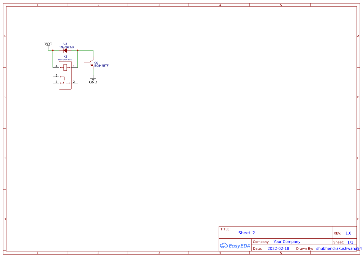 12v relay module - EasyEDA open source hardware lab