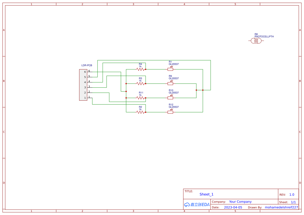 PV/LDR - EasyEDA open source hardware lab