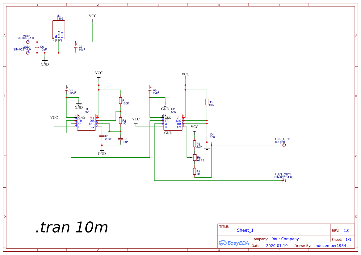 True Pwm On Two 555 Timer Platform For Creating And Sharing Projects Oshwlab