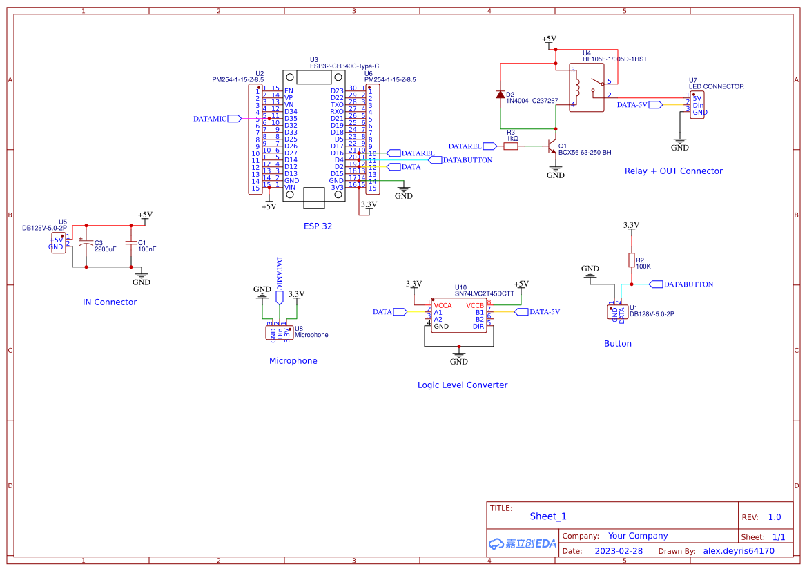 WLED PCB Project - EasyEDA open source hardware lab