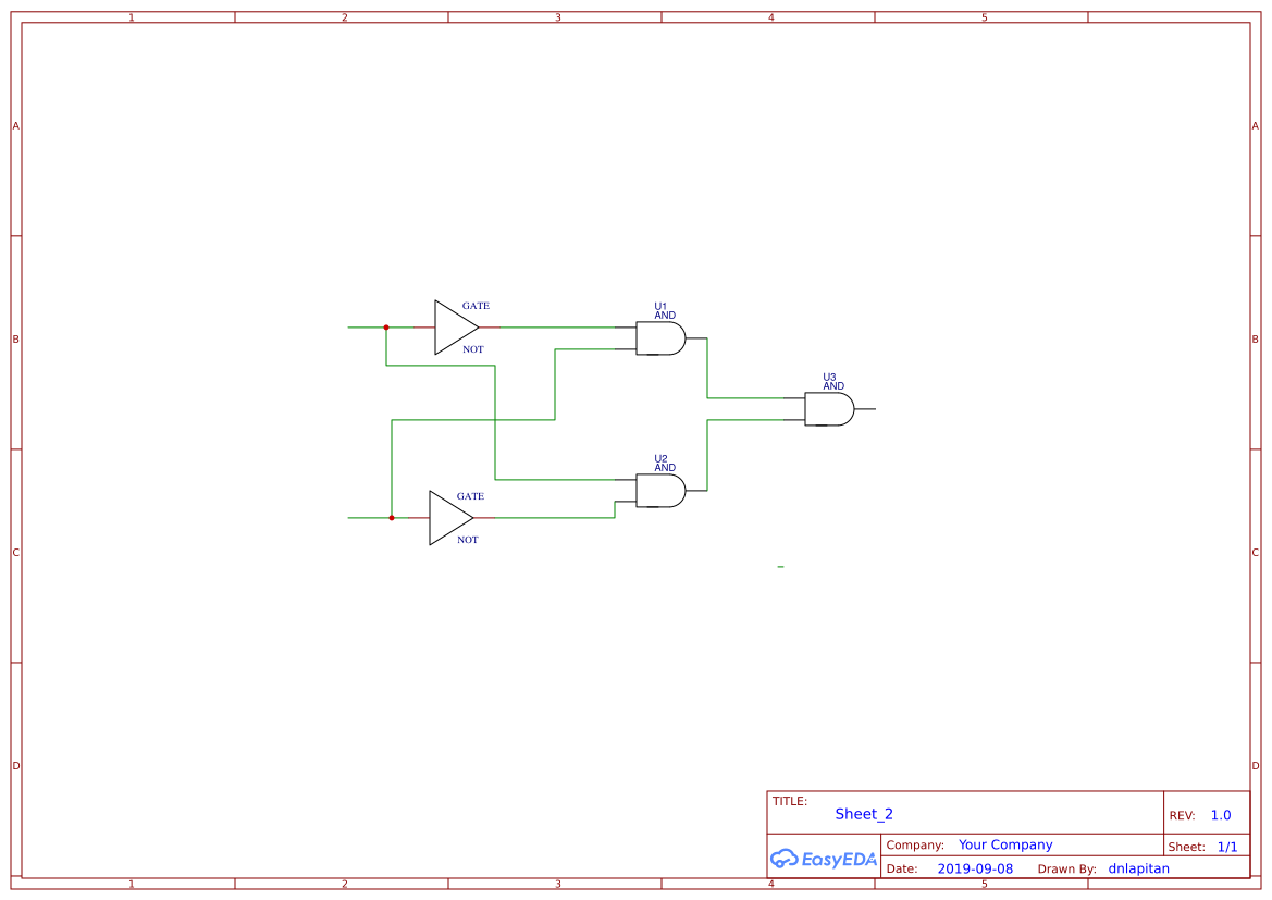 Circuit transistor resistor - EasyEDA open source hardware lab