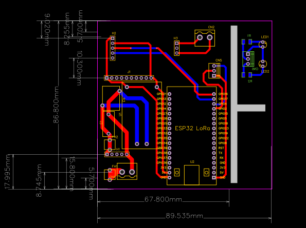ESP32 Module Read Meter 3 Phase - OSHWLab
