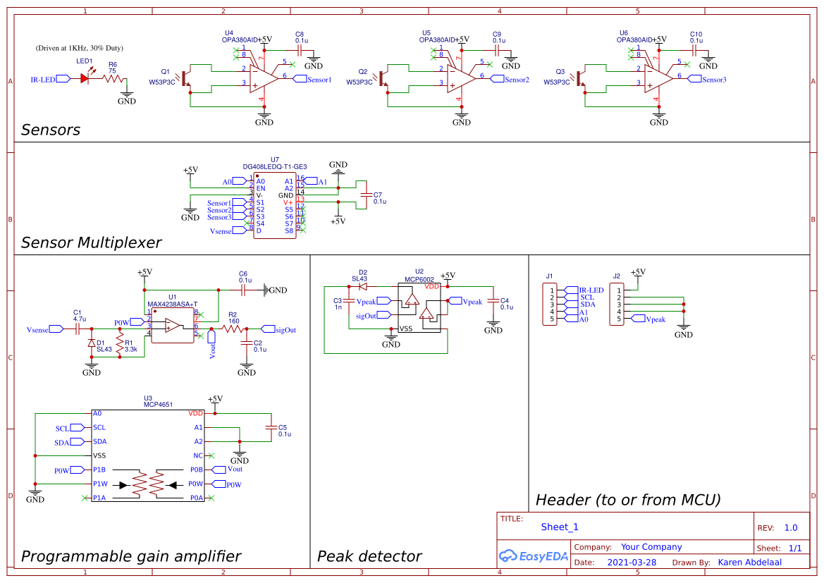 IR amplifier - OSHWLab