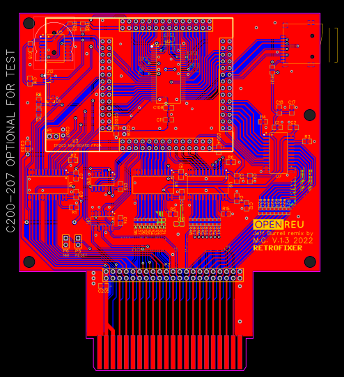 REU C64 - EasyEDA open source hardware lab