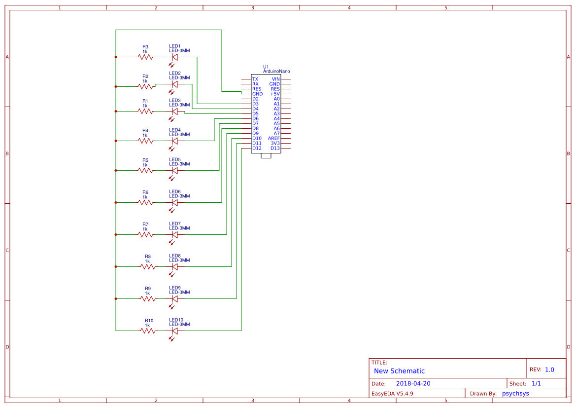 Timer LEDs - OSHWLab