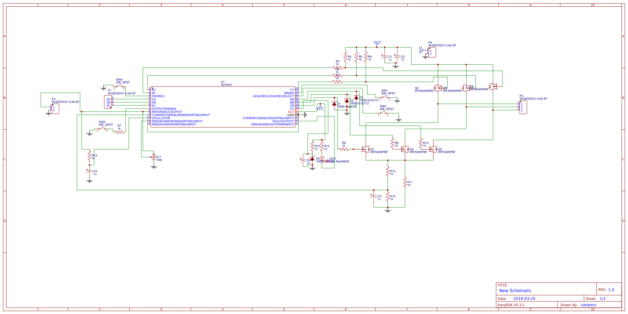 BLDC CONTROLLER - EasyEDA open source hardware lab