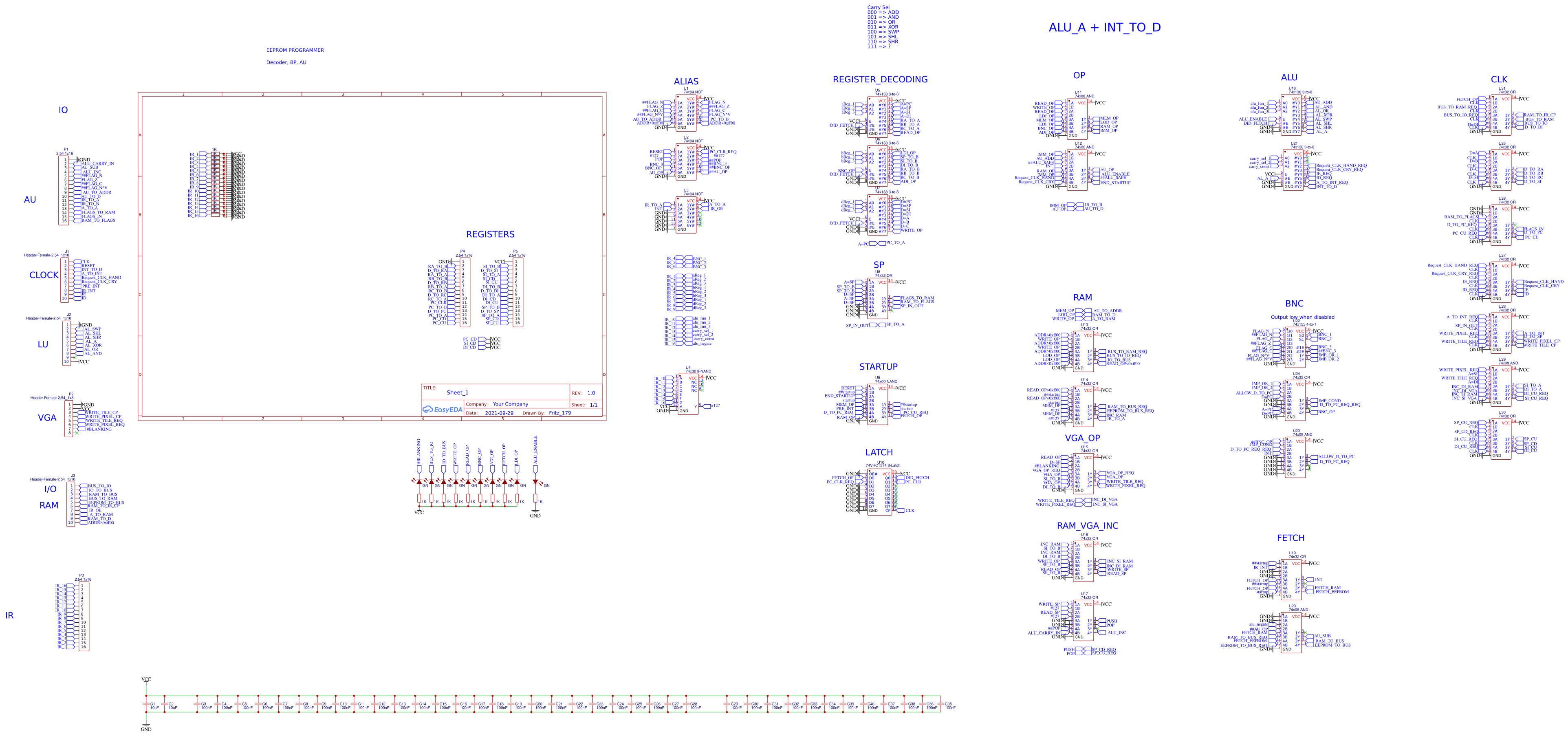 Homemade CPU Decoder - EasyEDA open source hardware lab