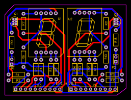 Modulo display 7seg - Dupla face - OSHWLab