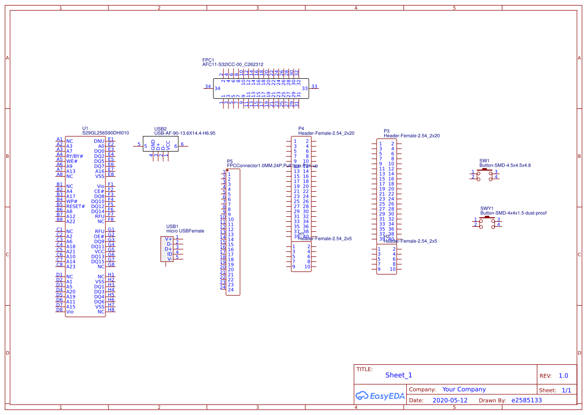 KL720 96 sub board - EasyEDA open source hardware lab