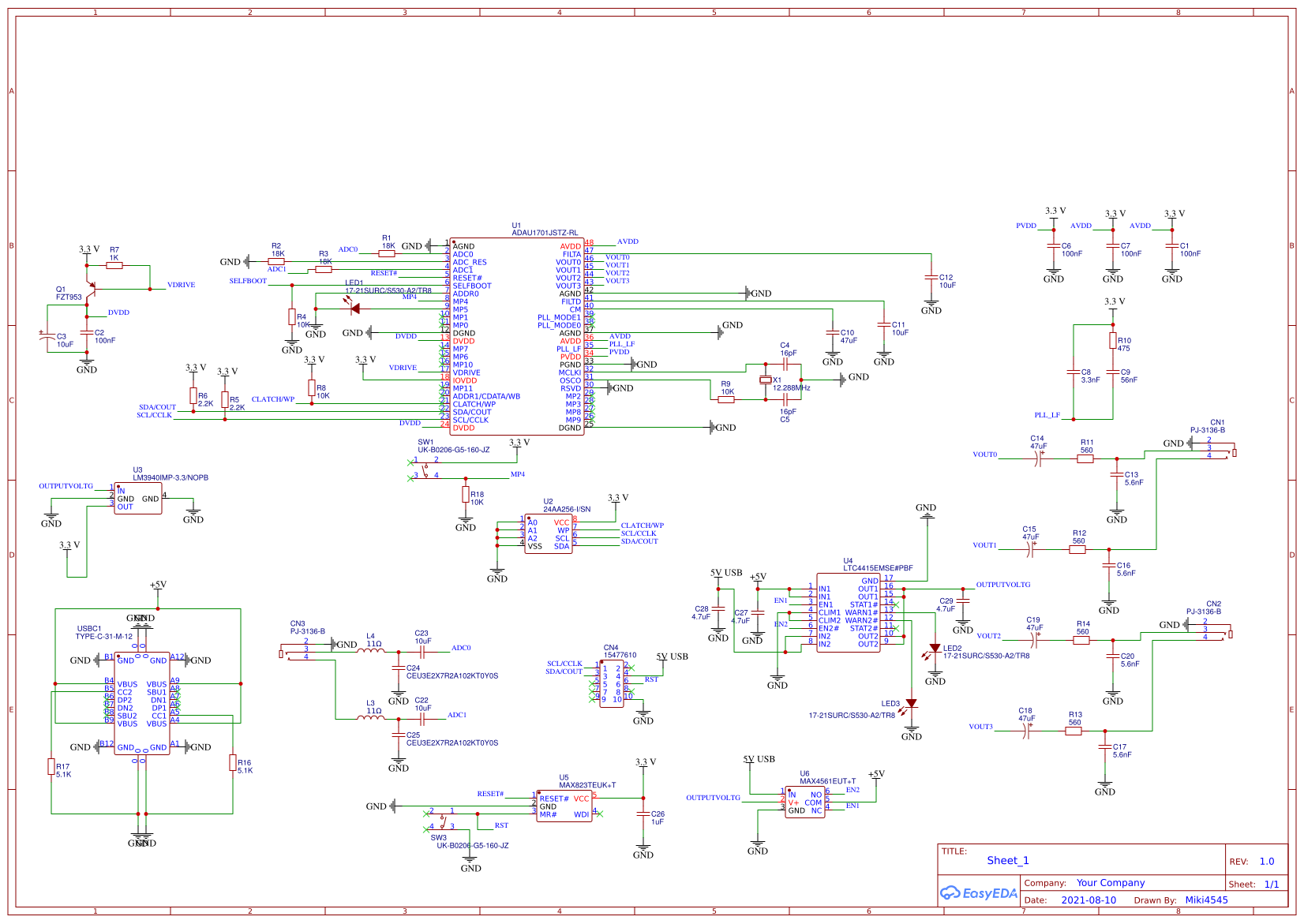 dsp_board_headphone - EasyEDA open source hardware lab