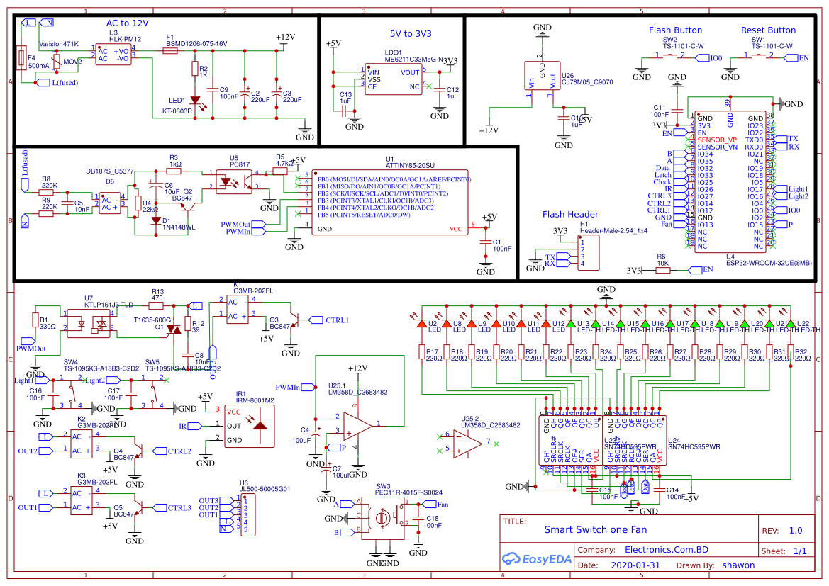 Smart Switch - OSHWLab