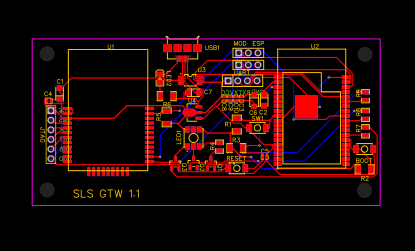 SLS ZigBee Gateway v1.1 - EasyEDA open source hardware lab