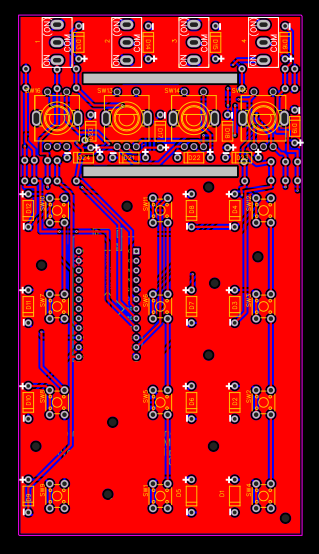 12 buttons, 4 encoders, 4 (on)off(on) switches - EasyEDA open source hardware lab