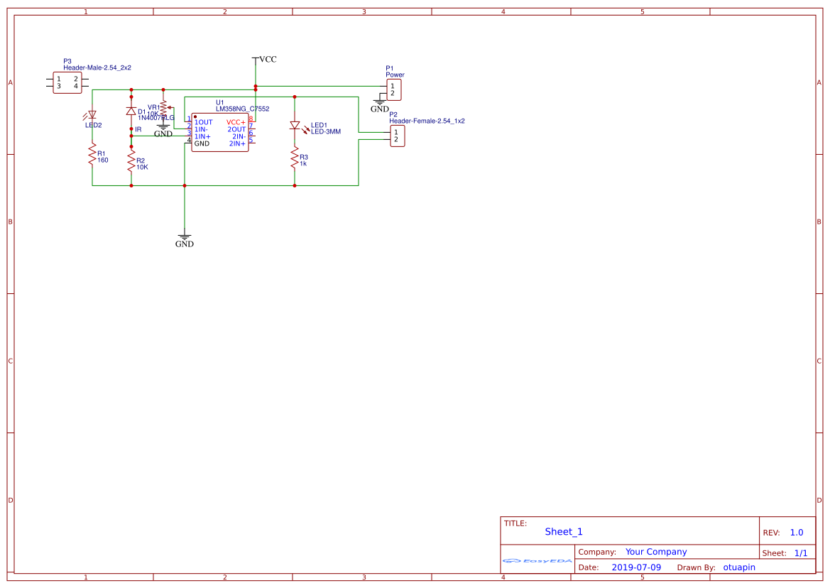 IR Sensor - Platform for creating and sharing projects - OSHWLab
