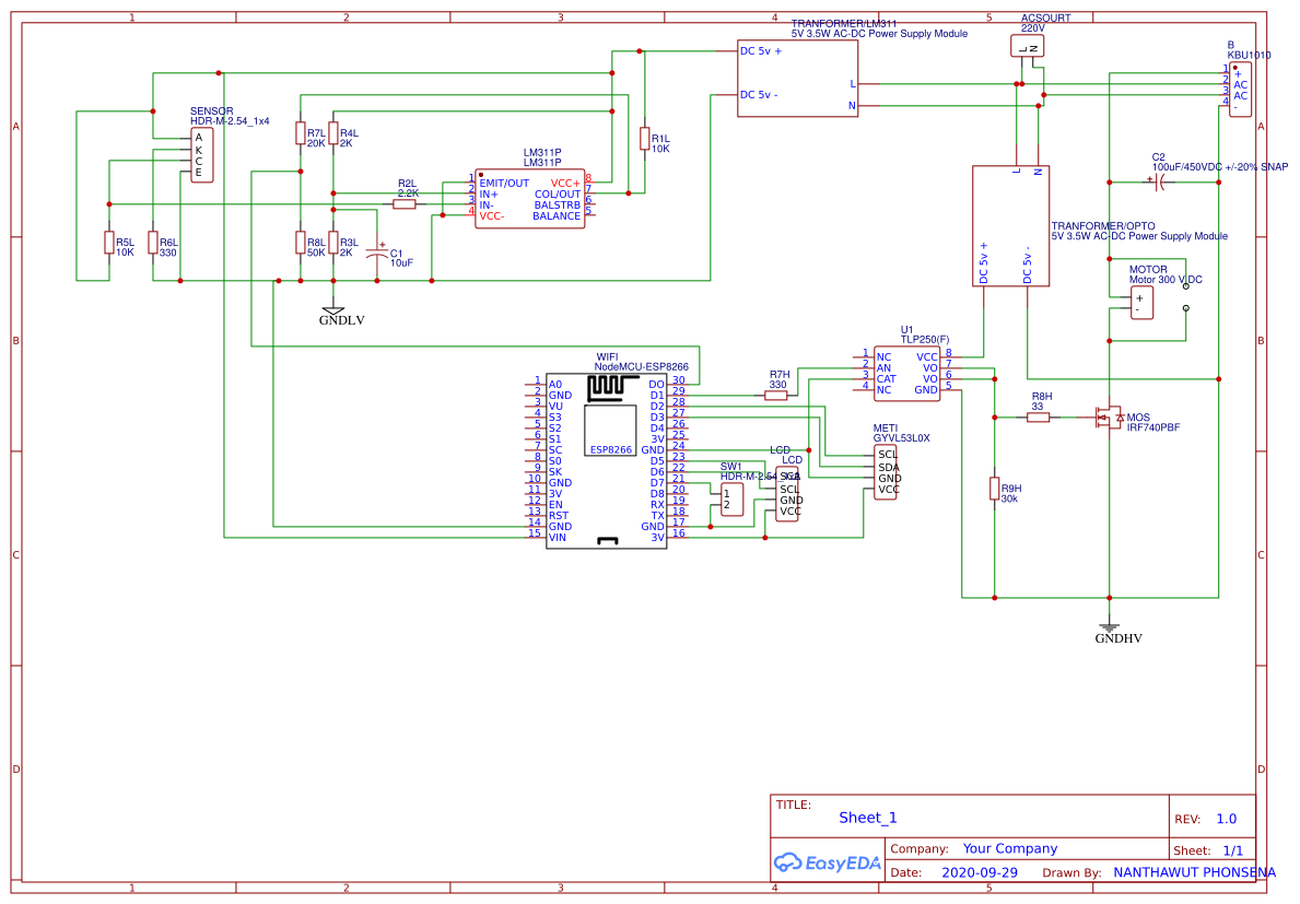 motor running - EasyEDA open source hardware lab