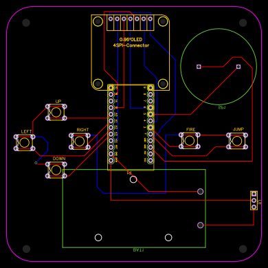 arduino mini pro game console - EasyEDA open source hardware lab